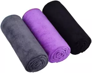 toallas de fitness de microfibra, elementos básicos do ximnasio na casa