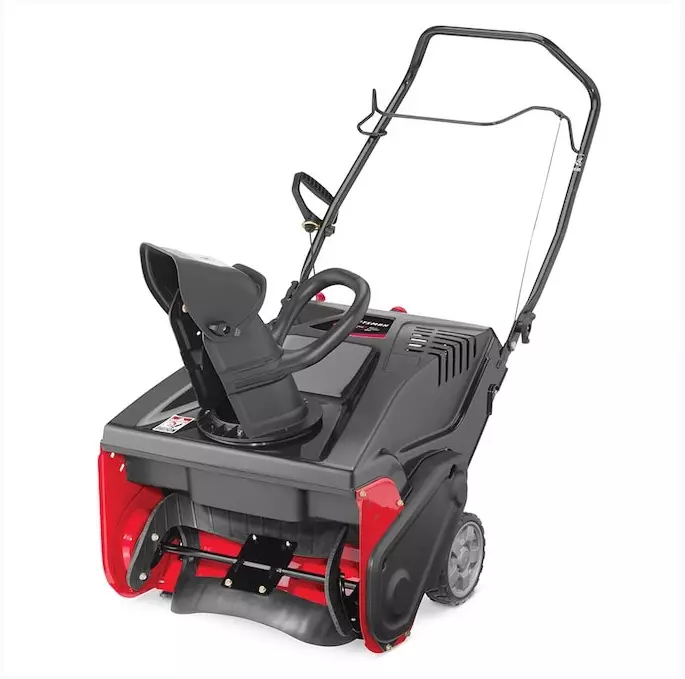 CRAFTSMAN SB230-Mohato o le mong o nang le Auger Assistance Gas Snow Blower e nang le Push-button ea ho Qala Motlakase