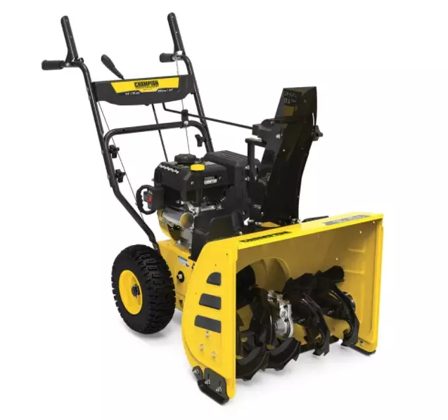 Champion Power Equipment 224 cc 24 Zoll Zweistufige Gas-Schneefräse mit Elektrostart