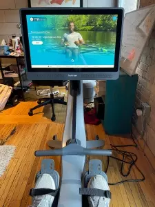 Hydrow rower video ekran