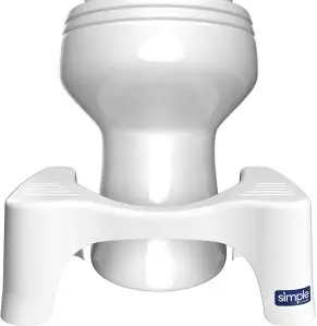 squatty potty toilet stool, kamar yadda aka gani akan tankin shark