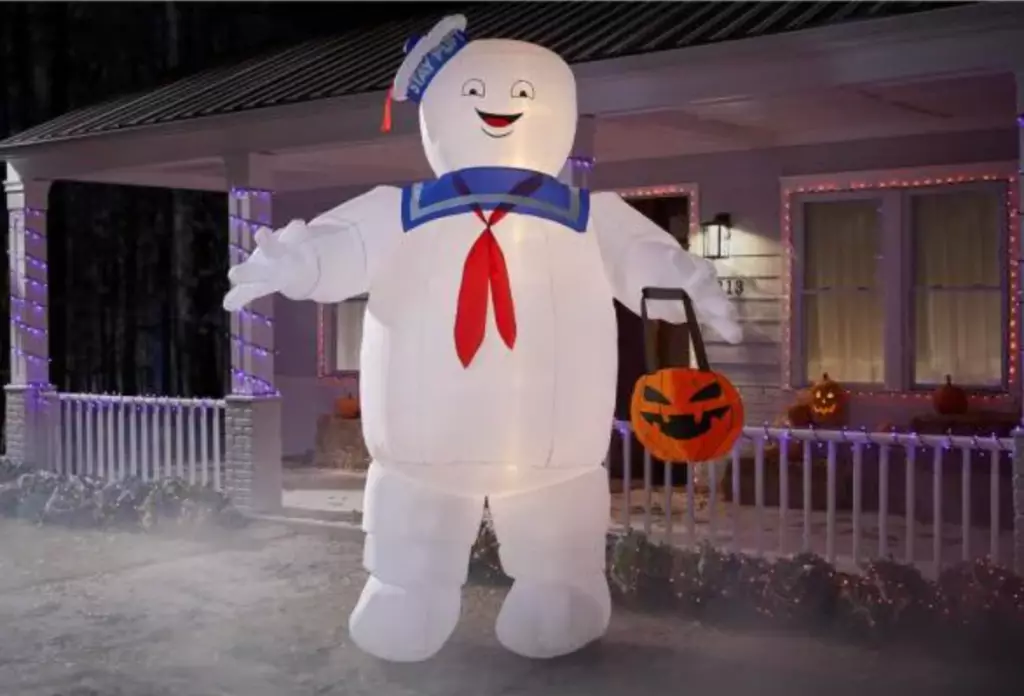 Ang mga ghostbuster ay nananatiling puft sa pumpkin tote, pinakamahusay na mga dekorasyon sa bakuran ng halloween