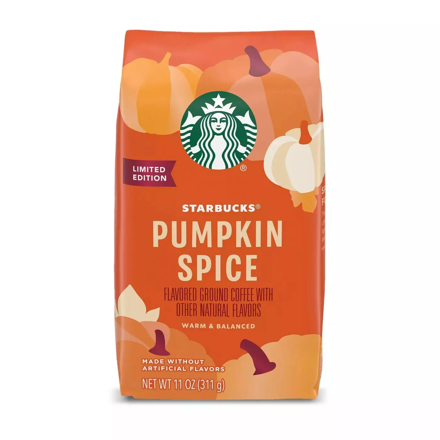 Молатая кава Starbucks Pumpkin Spice Light Roast