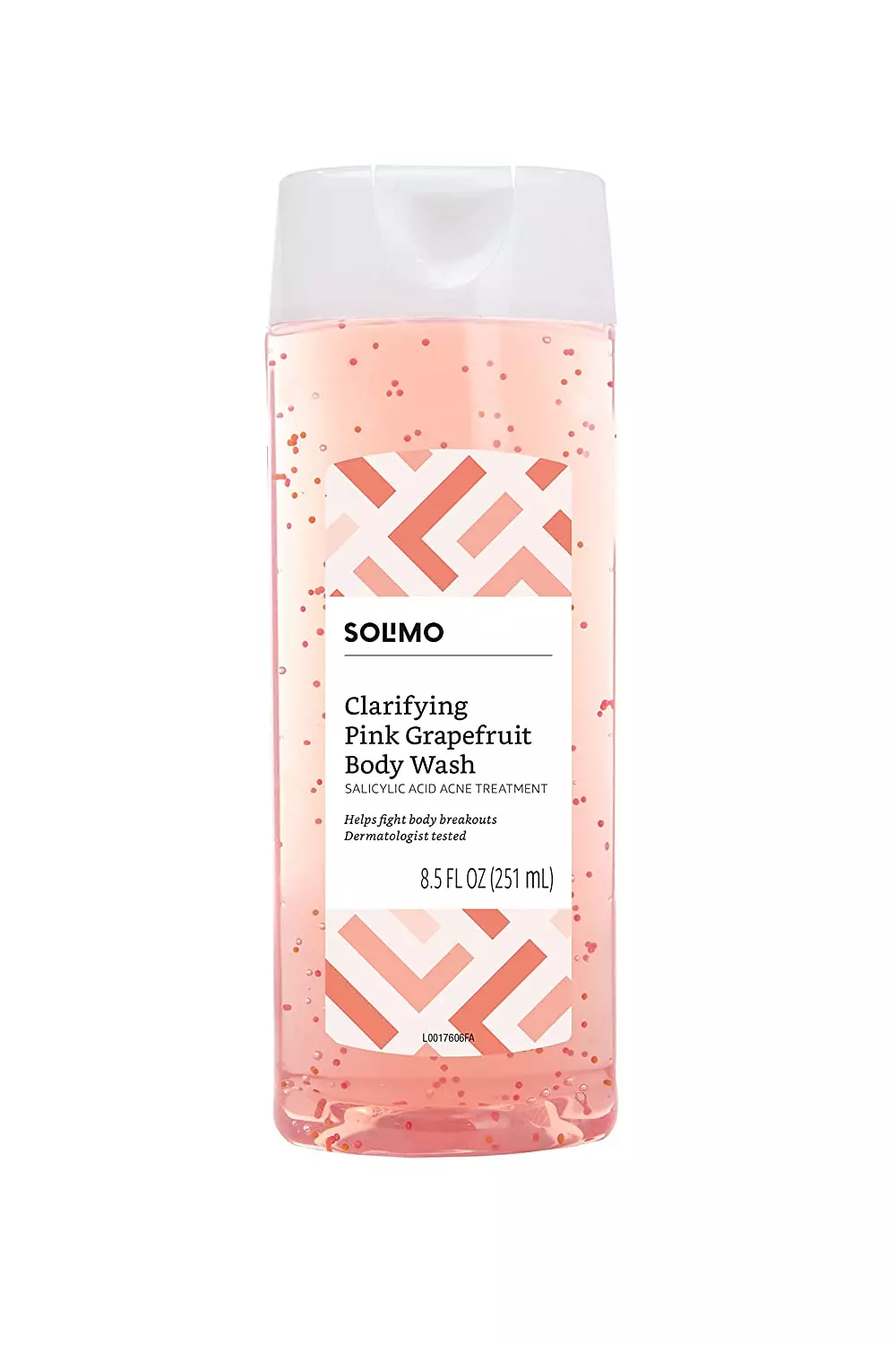 Amazon Brand Solimo Clarifying Pink Grapefruit Body Wash