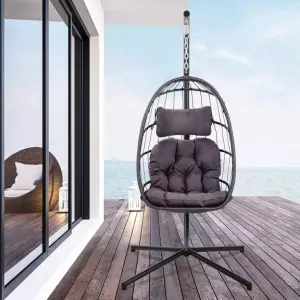 uhomepro Outdoor Hangende Egg Swing Chair