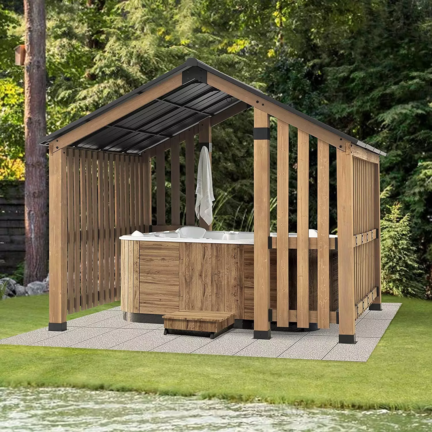 SummerCove Sienna Bubbelbad Gazebo