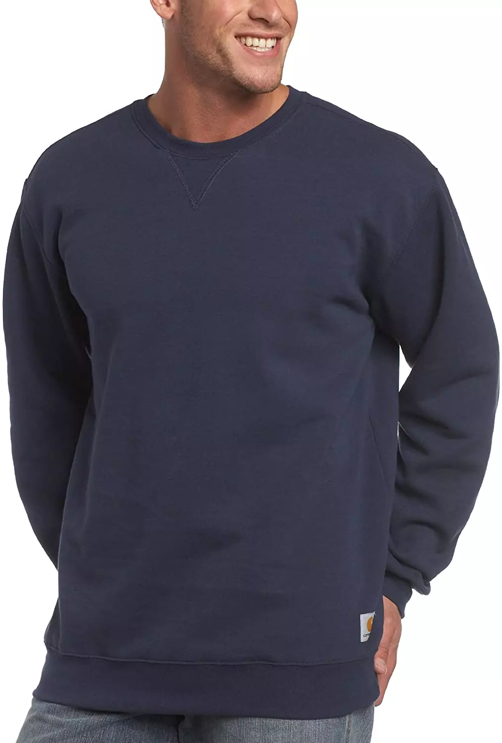 Carhartt middelzware sweatshirt met ronde hals