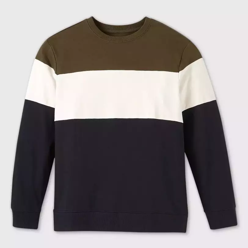 Target Colorblock Crewneck Sweatshirt