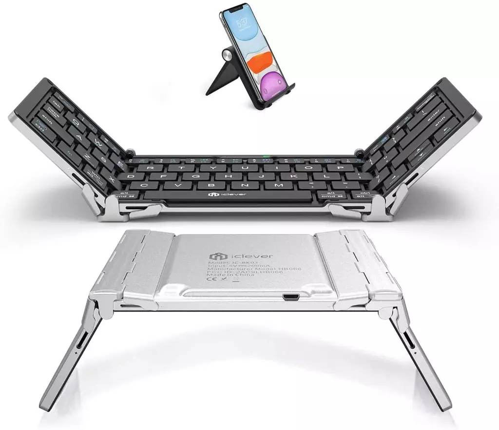 iClever BK03 Mini Foldable BT 5.1 Keyboard Wireless