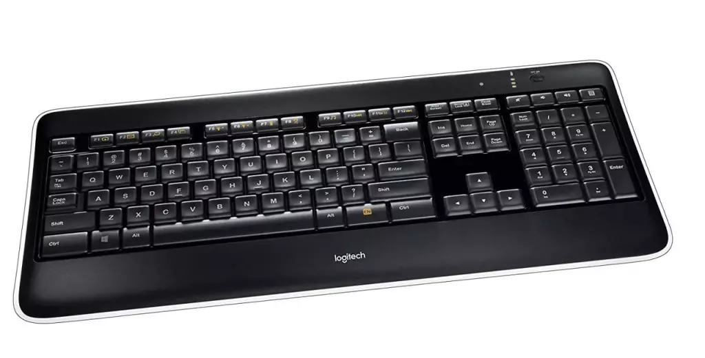 Bezprzewodowa podświetlana klawiatura Logitech K800