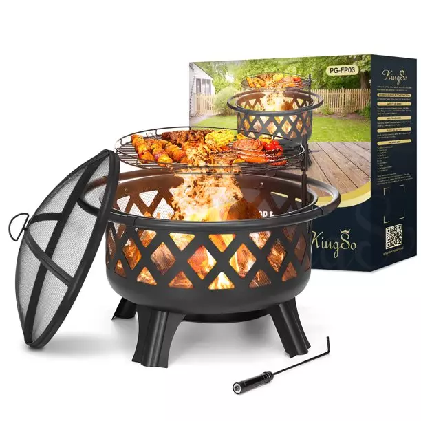 Kingso 30 Inch Fire Pit