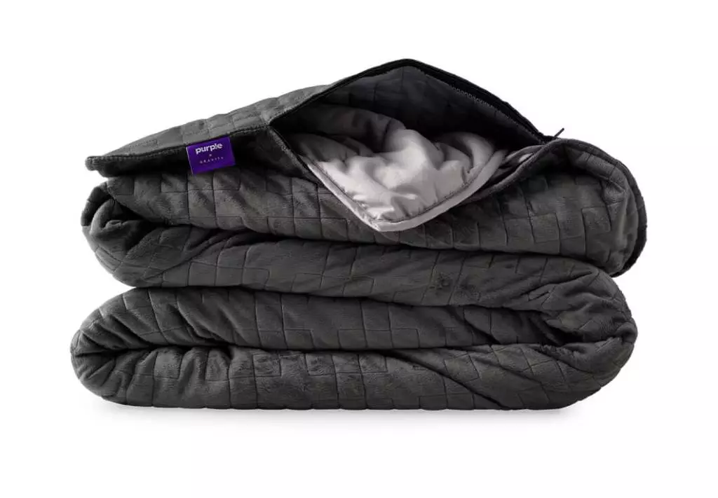 Purple and Gravity Luxury weighted blanket, pinakamahusay na weight blanket