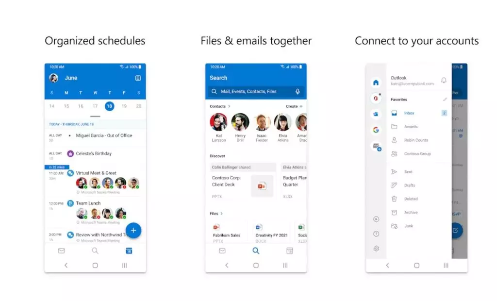 Microsoft Outlook, најдобри календарски апликации за 2021 година