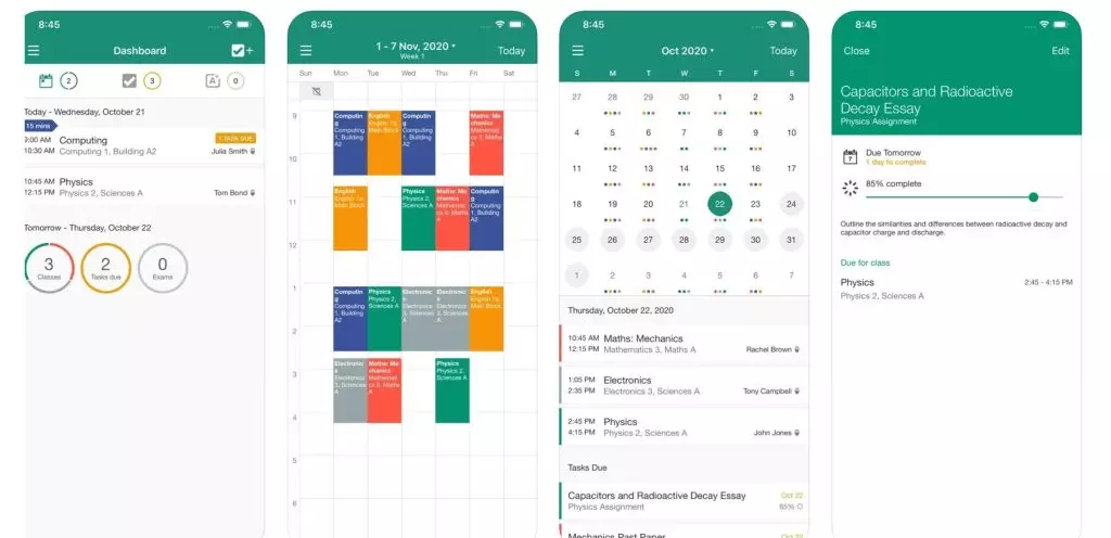 Aplikacija My Study Life - najboljše aplikacije za koledar za leto 2021