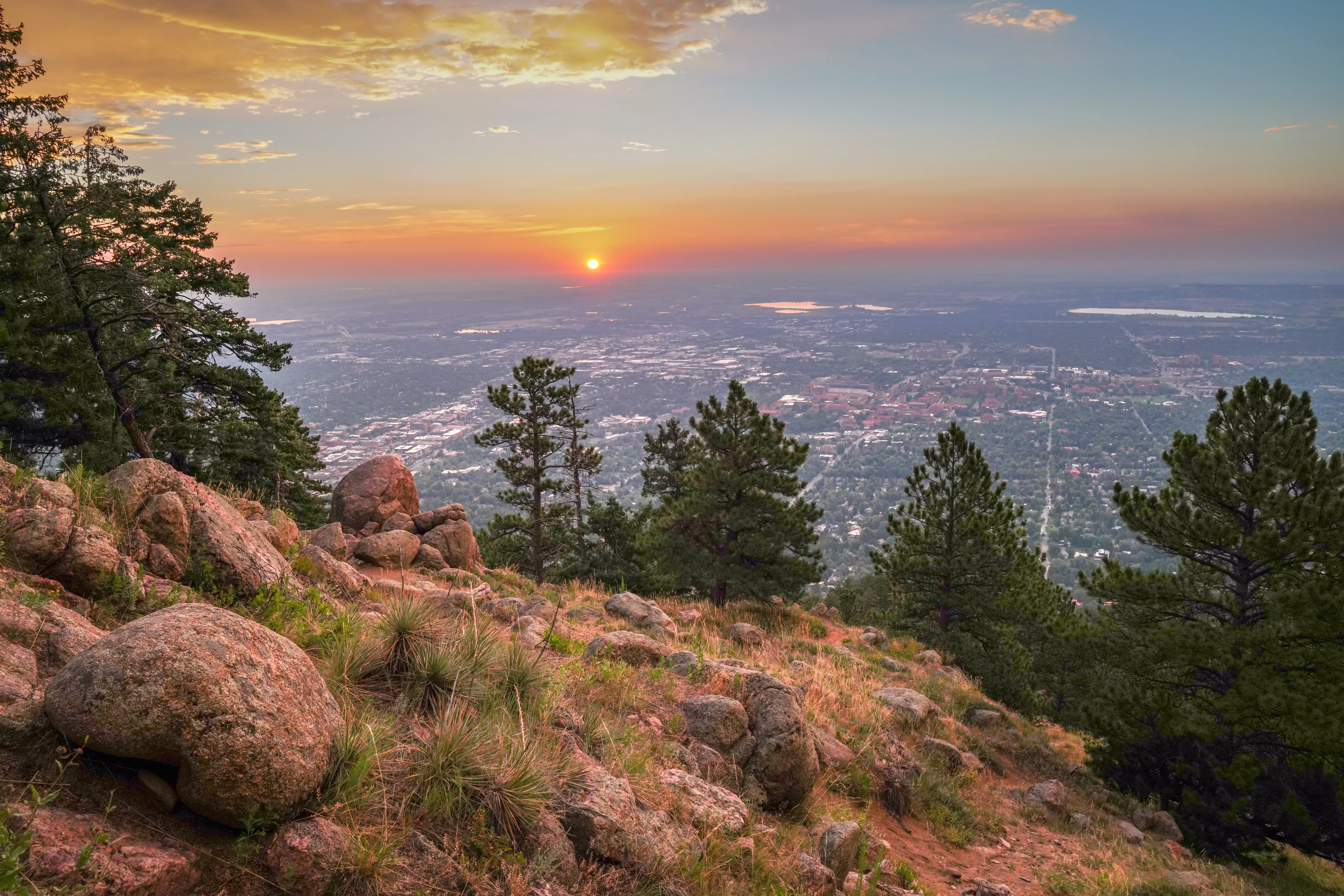 Răsărit de soare Boulder Colorado