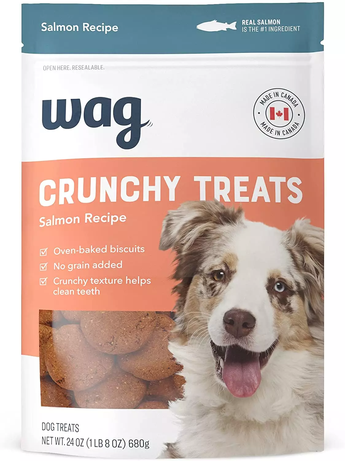 Wag Baked Biscuits Crunchy Dog Treats