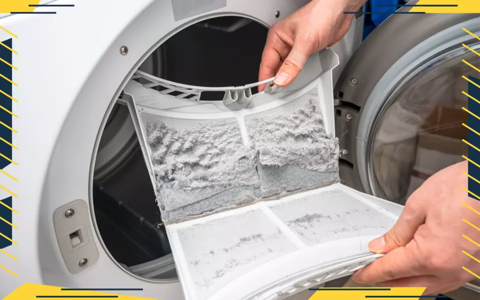 hoe maak je de ventilatieopening van je droger schoon?