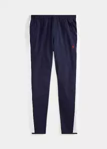 Pantalón de chándal azul e branco de Ralph Lauren