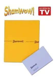 như đã thấy trên các sản phẩm truyền hình, shammy shamwow ban đầu