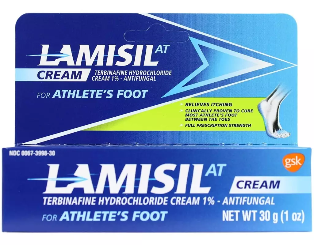 Lamisil, Qhov zoo tshaj plaws Athlete's Foot Cream