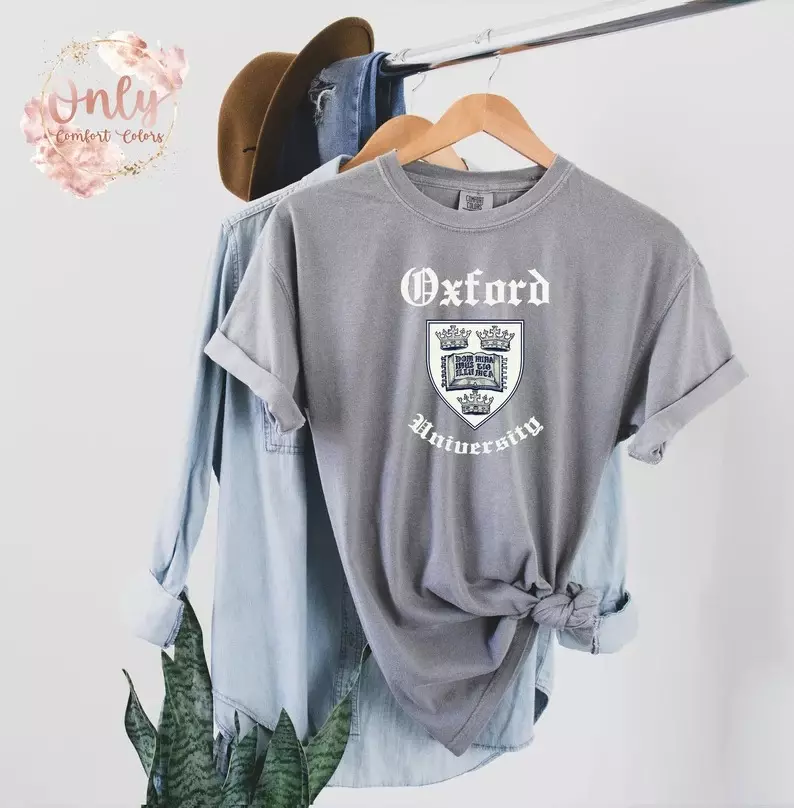 OnlyComfortColors-Oxford-University-Vintage-Logo-Tee