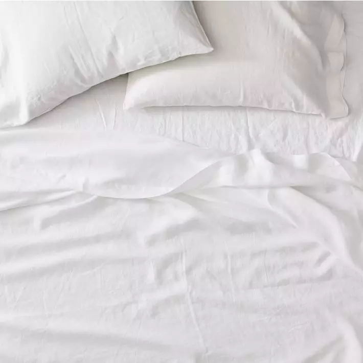 ইউরোপীয় শণ লিনেন শীট সেট pillowcases