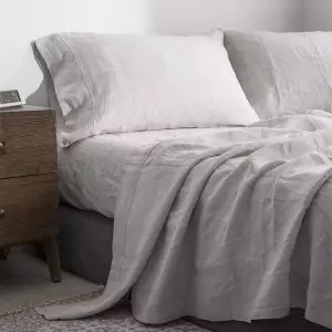 simpleopulence linen bed sheet set