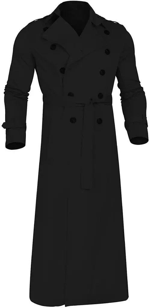 Férfi Trench Coat, tintahal vad jelmez