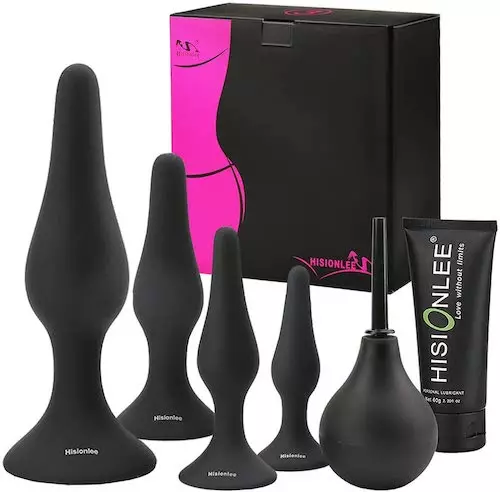 Hiionlee 4-Piece Anal Plug Set