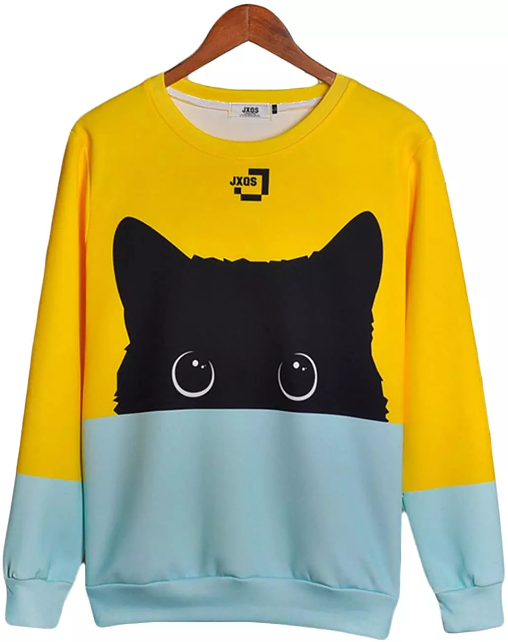 Corirshea-Colorblock-Cat-Unisex-Sweatshirt