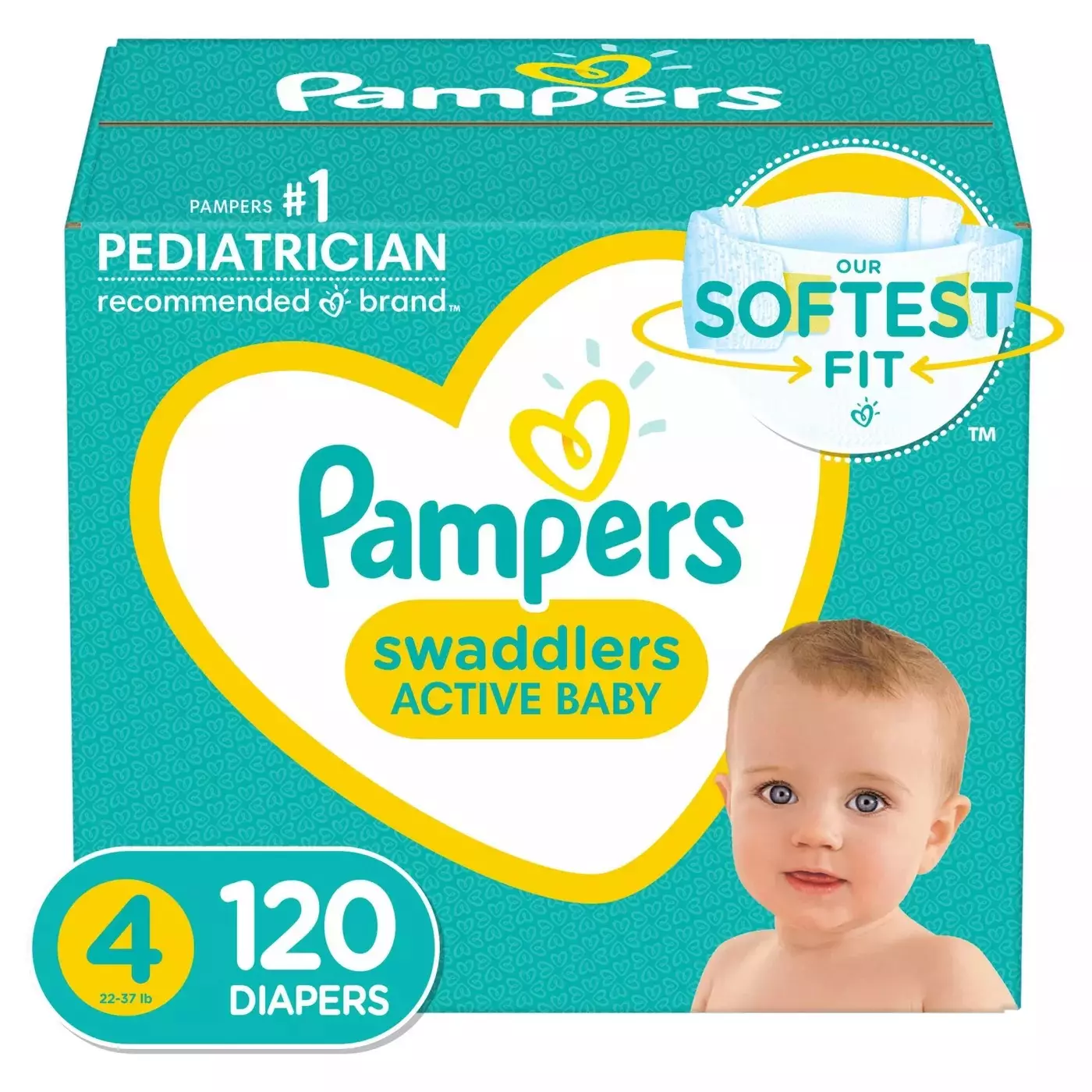 Couches jetables Pampers Swaddlers