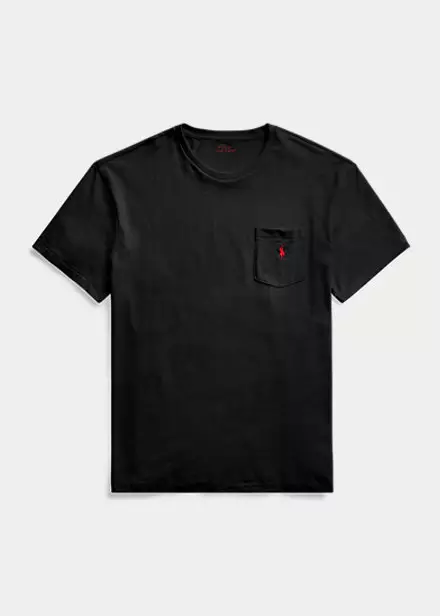 Polo Ralph Lauren Classic Fit Jersey Pocket Black T-shirt