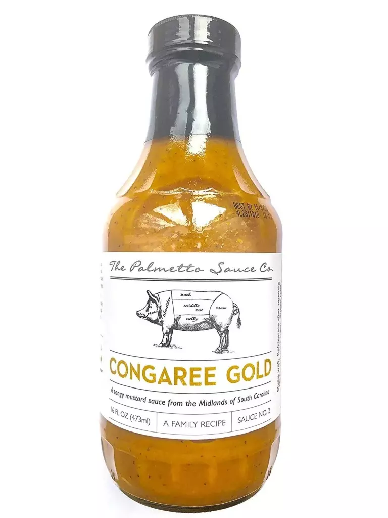 The Palmetto Sauce Company Congaree Gold, de beste in de winkel gekochte barbecuesaus
