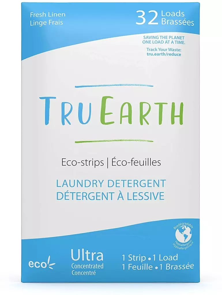 Tru Earth ekovriendelik, bioafbreekbaar, geen afval, wreedheidvrye wasgoedvelle