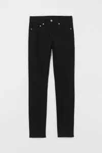 H&M skinny svarte jeans