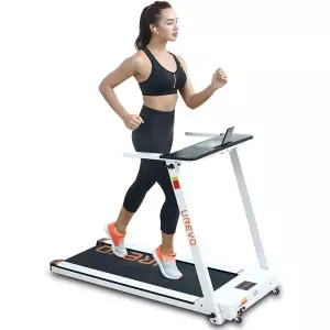 Treadmill kompak lipat UREVO, treadmill murah paling apik