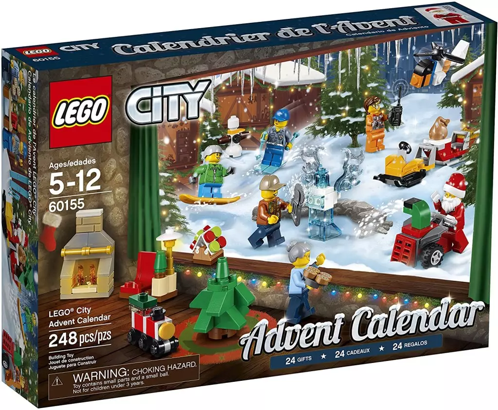 LEGO 6174567 City Adventes kalendārs 60155 Celtniecības komplekts