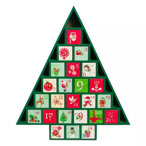 adventni koledar za božično drevo 2021