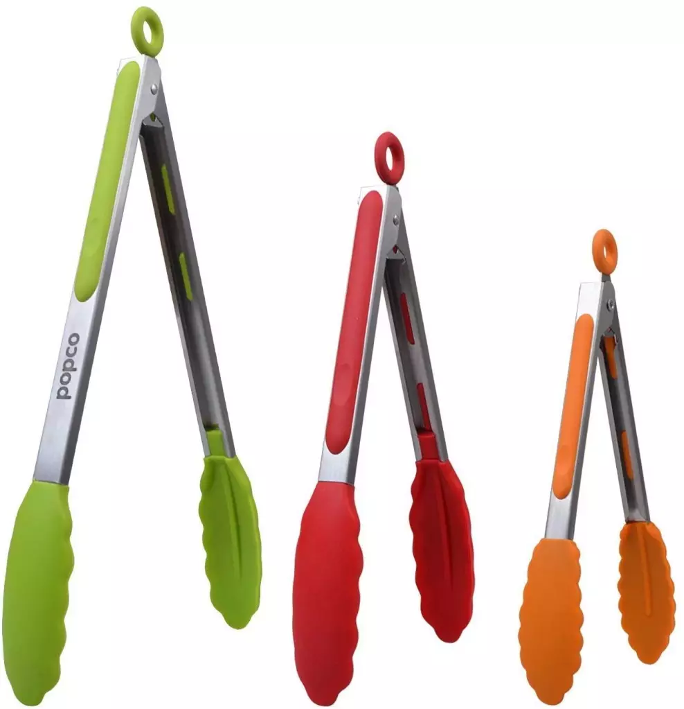 Оригинални Popco Tongs for Cooking - сет од 3