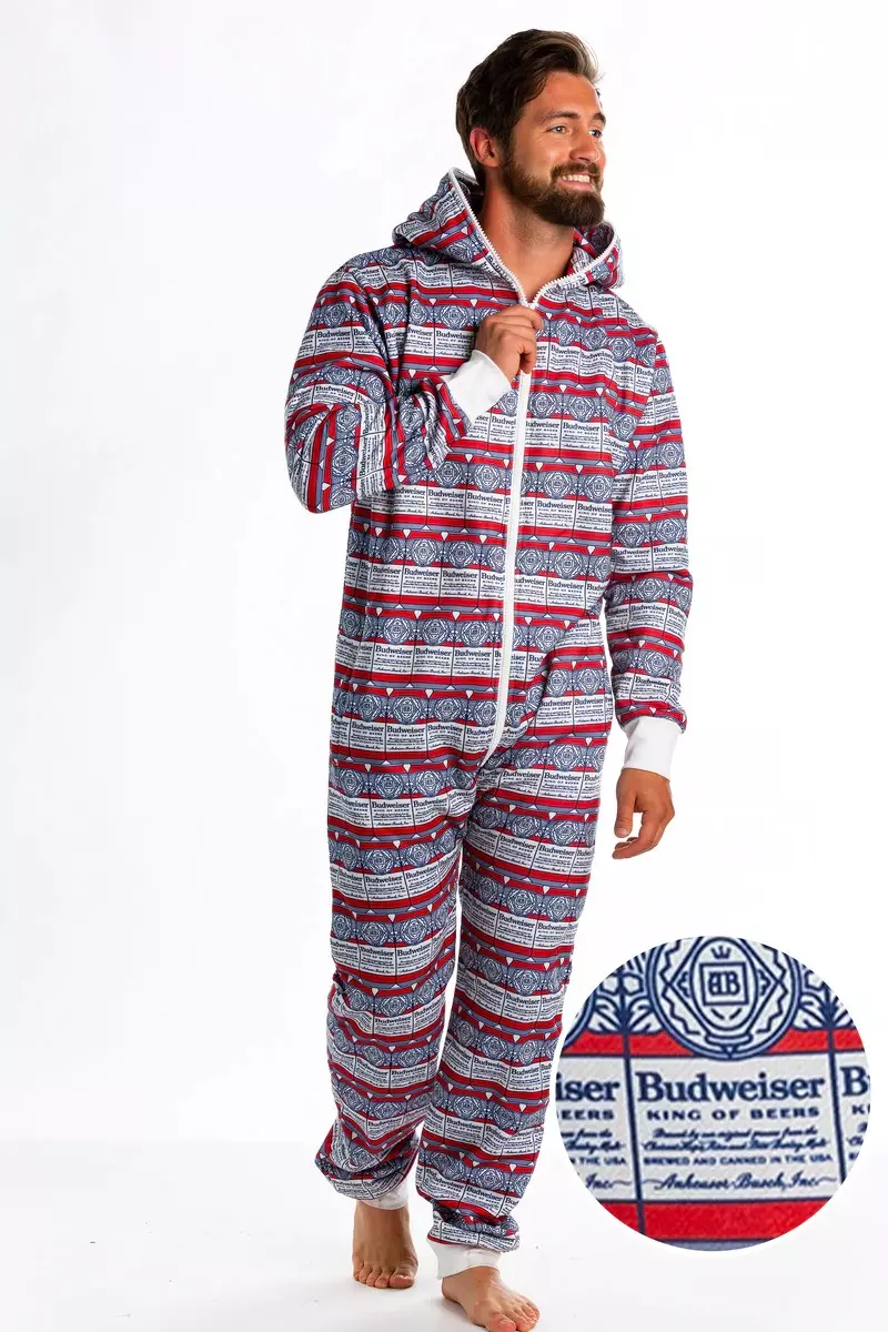 The Happy Hour Budweiser Can Onesie
