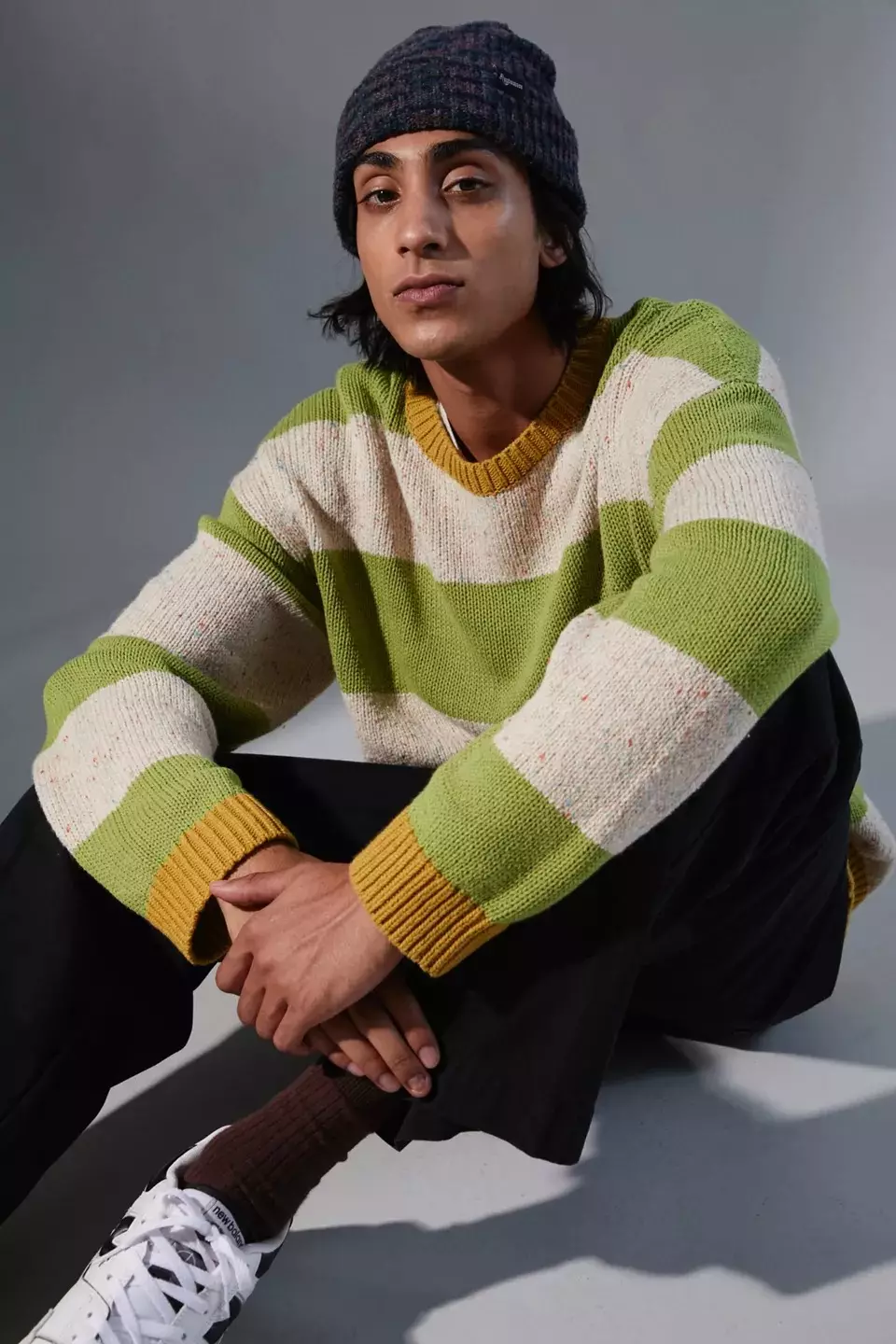 UO Bar Stripe трикотаж свитер