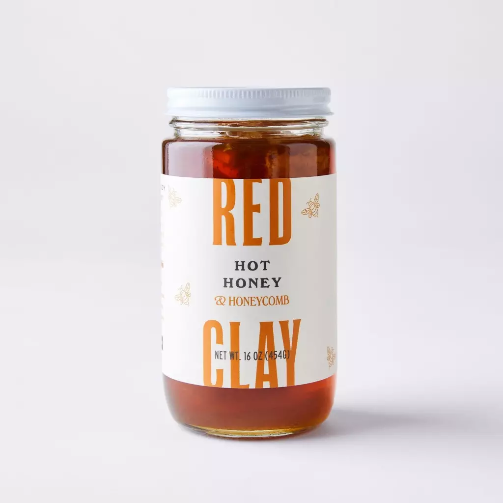Red Clay Hot Honey with Honeycomb