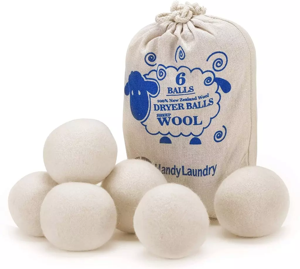 Удобни топки за сушене на вълна за пране