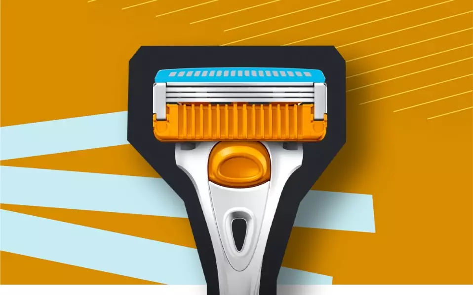 schick lança máquina de barbear stubble eraser