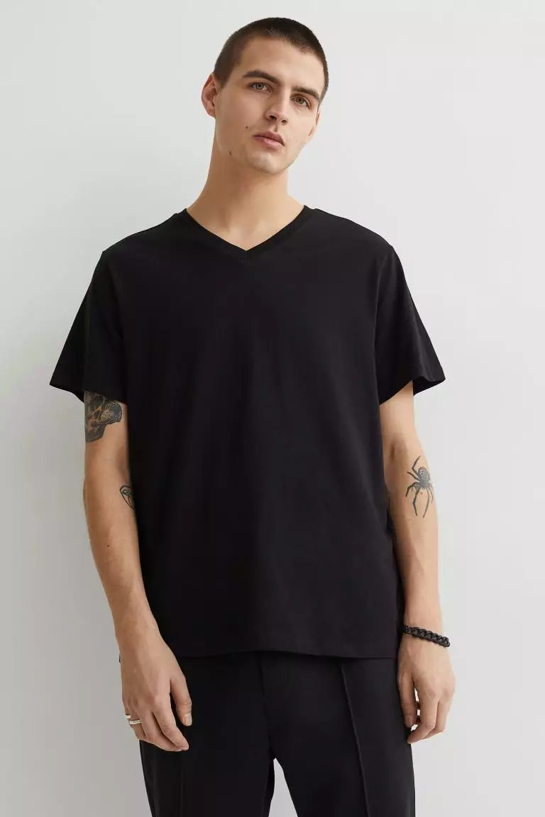 T-shirt H&M Regular Fit V-Neck