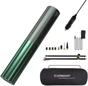 ICARMAINT Portable Air Compressor Mini Tire Inflator, Labing Maayo nga Mga Gadget sa Salakyanan