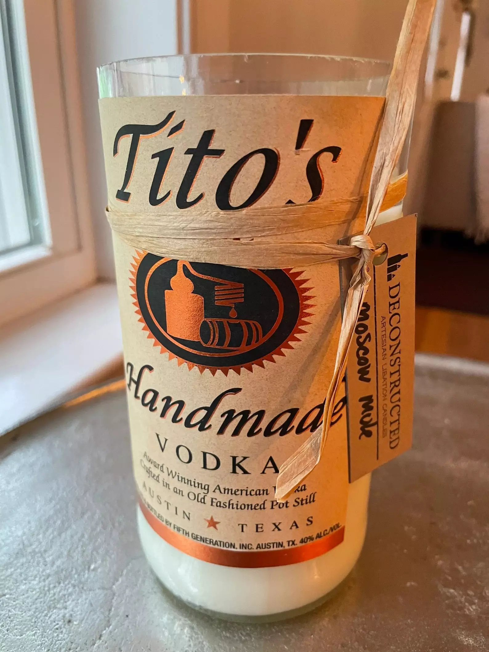 Deconstructed Candles Tito's Moscow Mule Candle