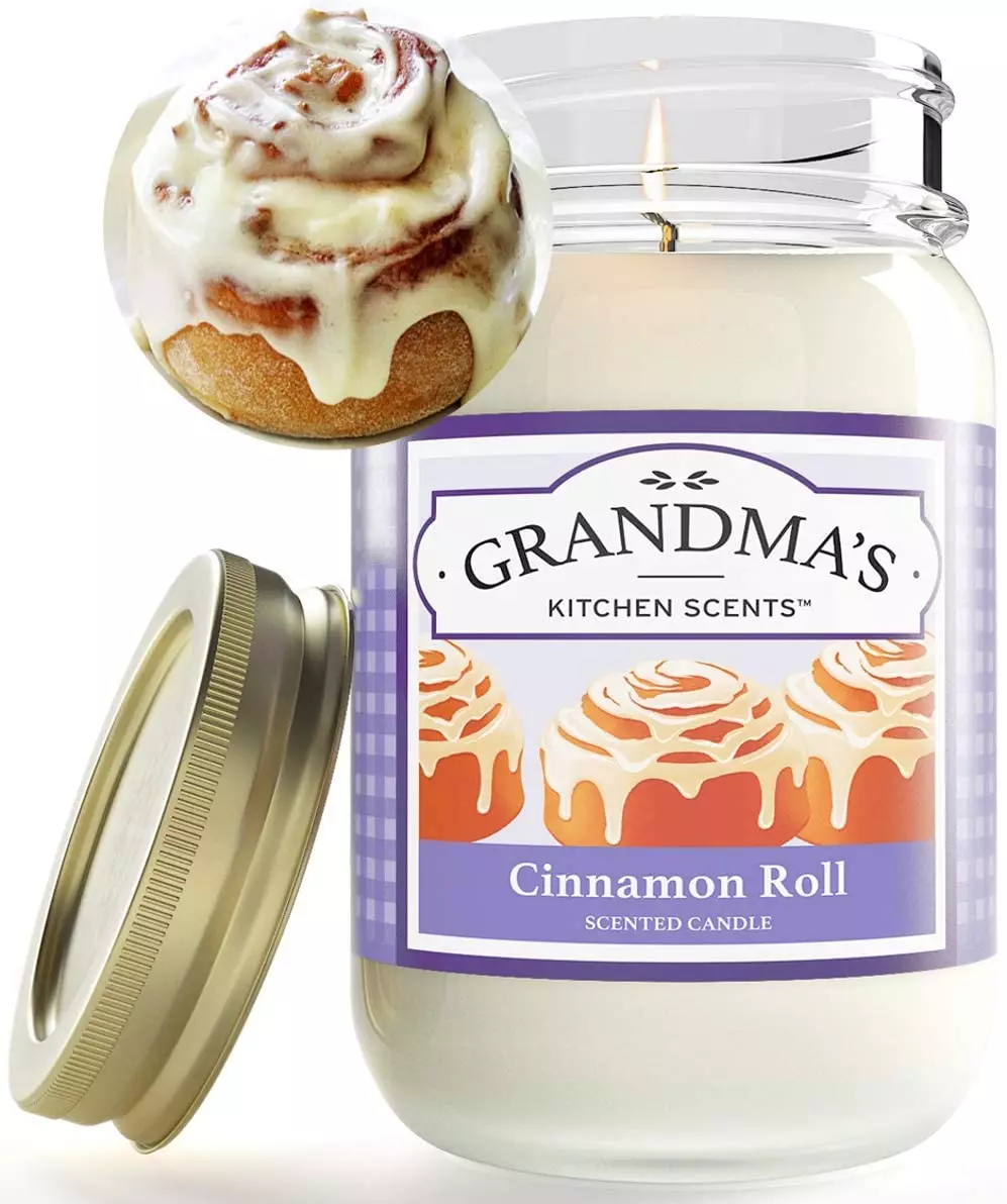 Grandma's Kitchen Scents Cinnamon Roll Scented Candle