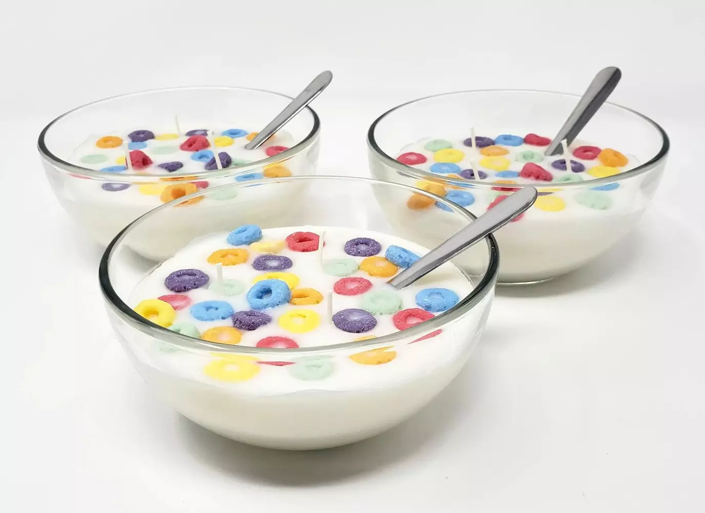 Candlelit Desserts Cereal Bowl Candle