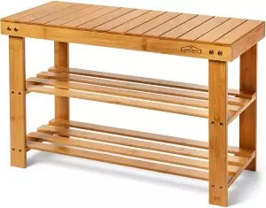 Ogbe akpụkpọ ụkwụ bamboo arụrụ n'ụlọ, kichin apịtị kacha mma maka ụmụaka